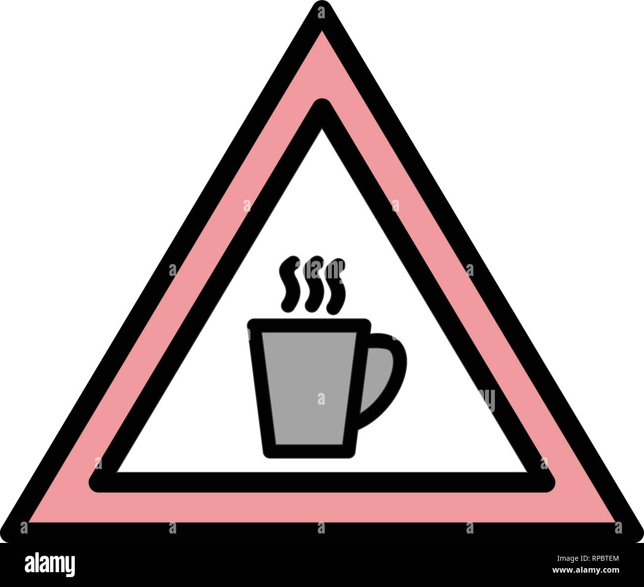 Vector Cafeteria Road Sign Icon Stock Vector Image & Art - Alamy