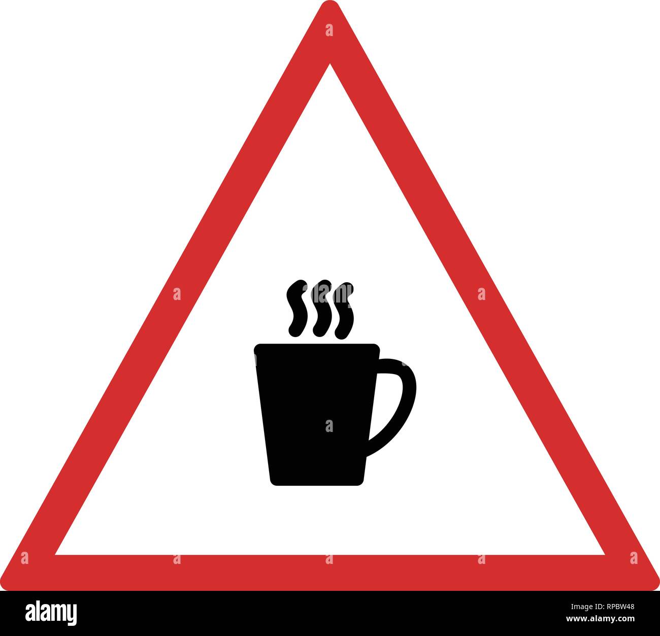 Vector Cafeteria Road Sign Icon Stock Vector Image & Art - Alamy