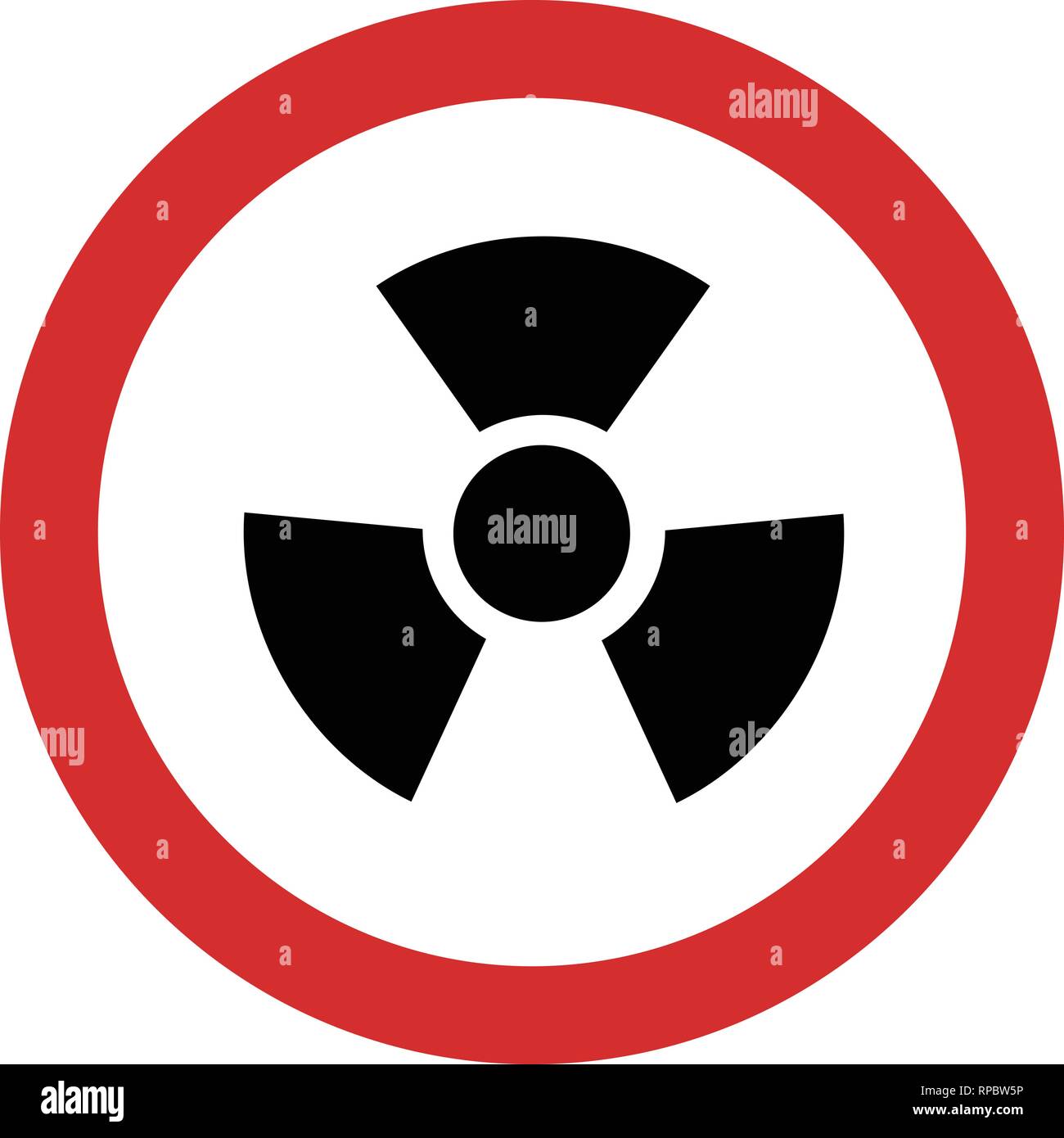 Vector Radio Active Road Sign Icon Stock Vector Image & Art - Alamy