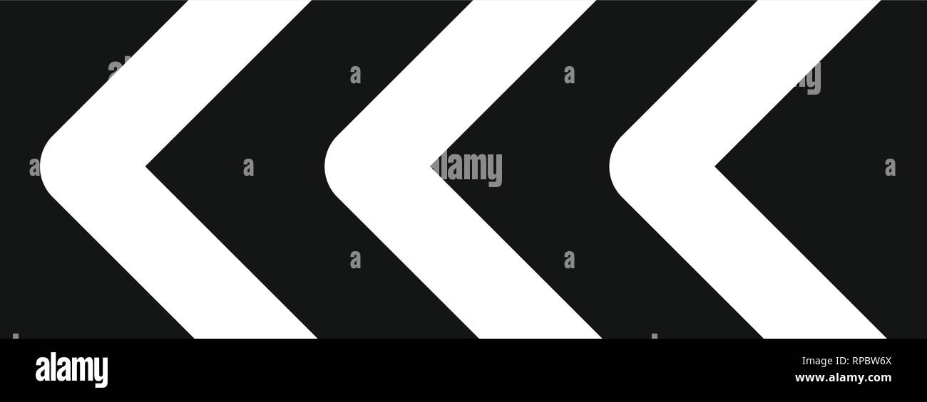 Vector Sharp deviation of route to left Road Sign Icon Stock Vector ...