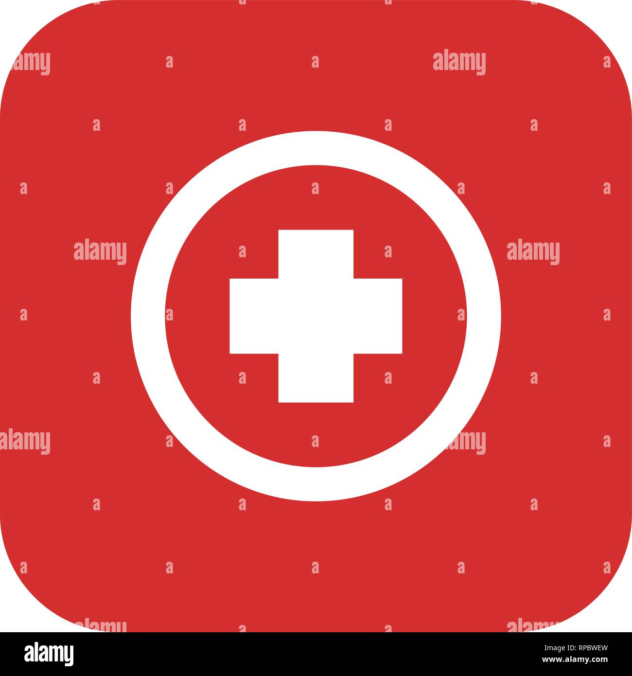 Vector Hospiatal Road Sign Icon Stock Vector Image & Art - Alamy