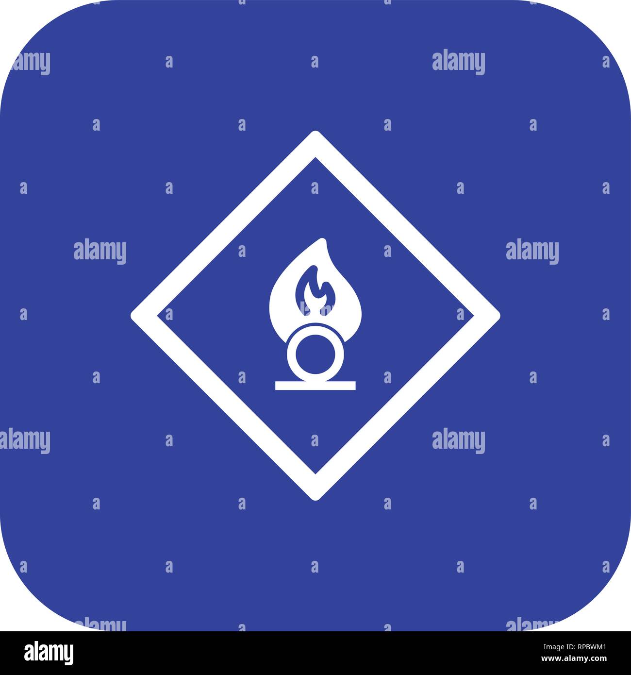 Vector Oxidizing agent Road Sign Icon Stock Vector Image & Art - Alamy