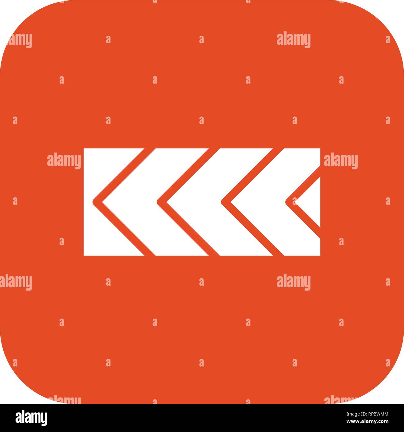 Vector Sharp deviation of route to left Road Sign Icon Stock Vector ...