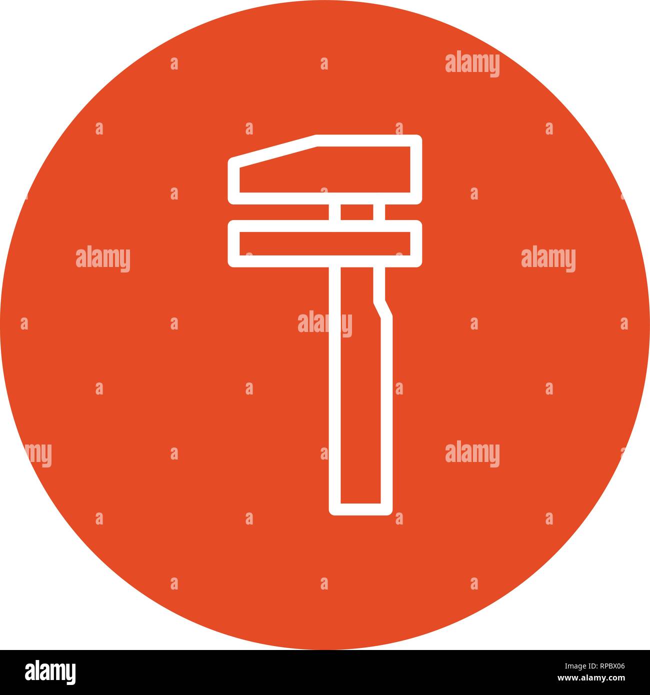 Vector Break Down Service Road Sign Icon Stock Vector Image & Art - Alamy