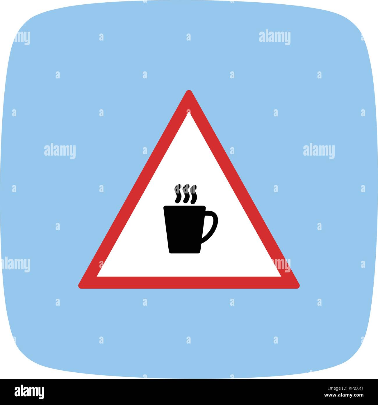 Vector Cafeteria Road Sign Icon Stock Vector Image & Art - Alamy