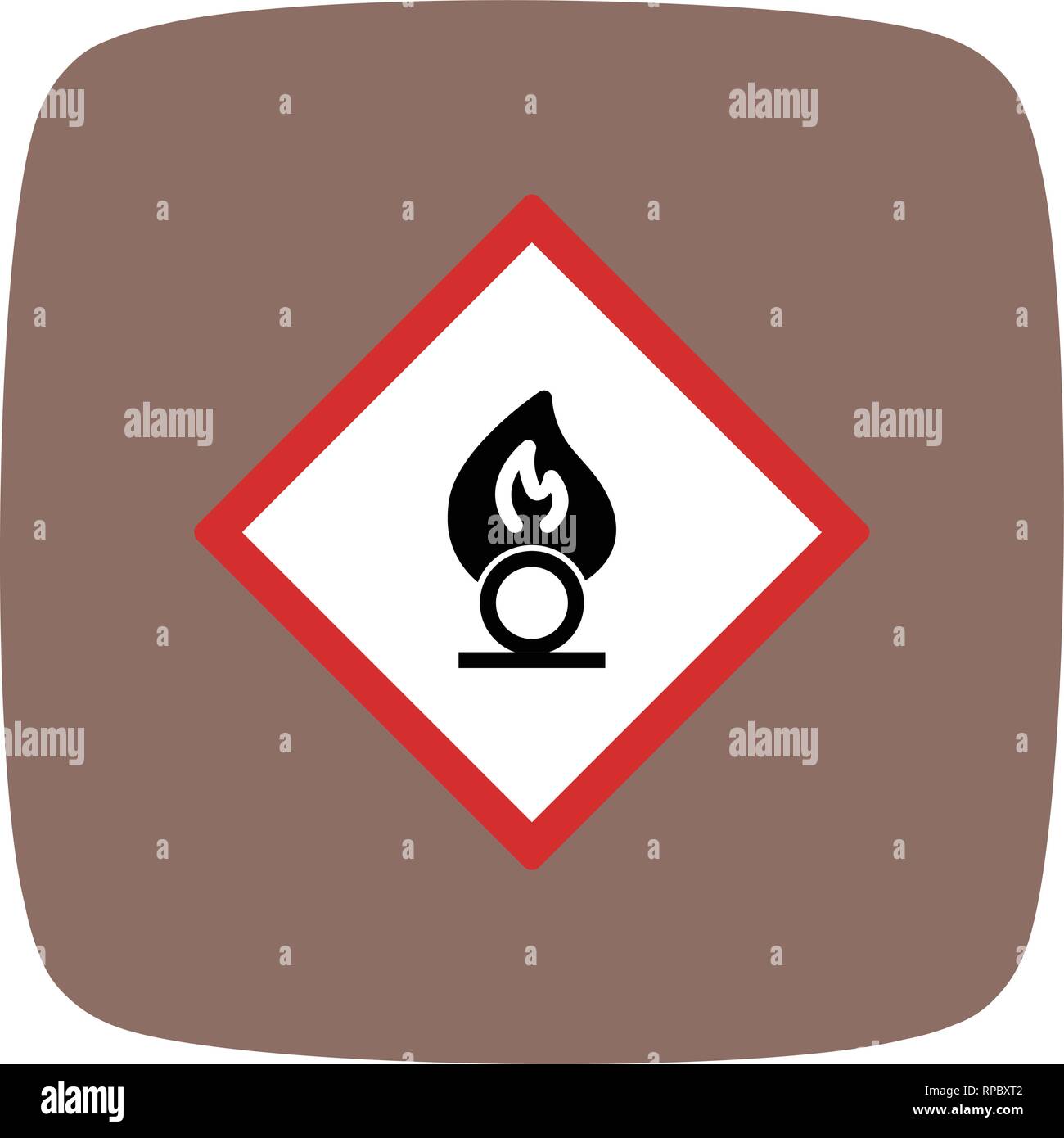 Vector Oxidizing agent Road Sign Icon Stock Vector Image & Art - Alamy
