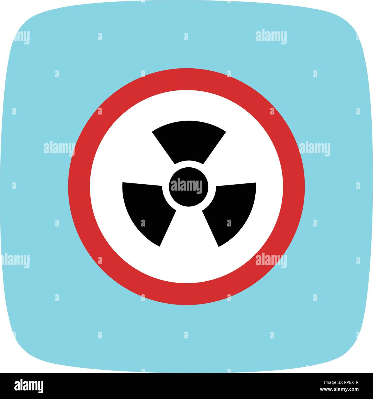 Vector Radio Active Road Sign Icon Stock Vector Image & Art - Alamy