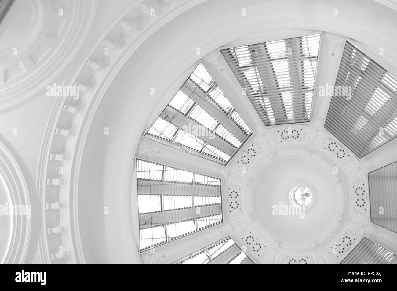 Architectural details interior staircase Black and White Stock Photos ...