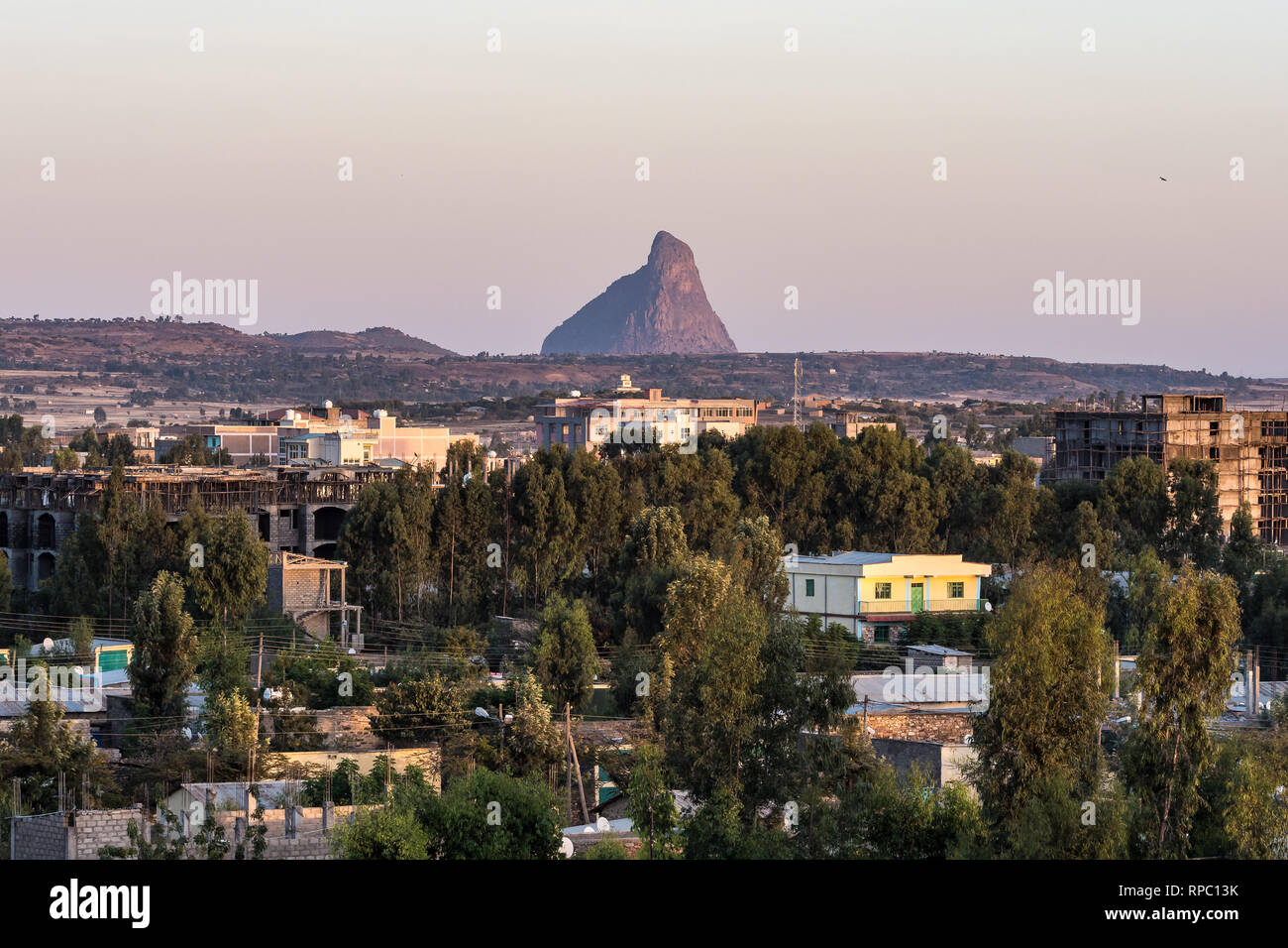 Walking around the historical city of Aksum - Ethiopia, Africa Stock Photo - Alamy