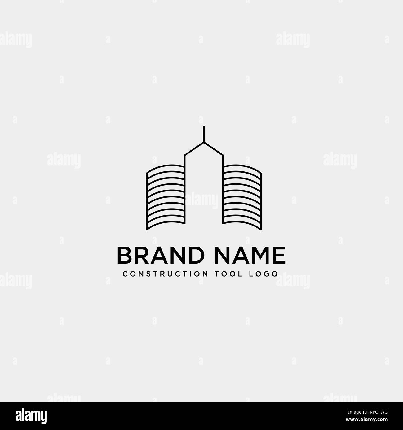 construction tools logo template vector illustration icon element ...