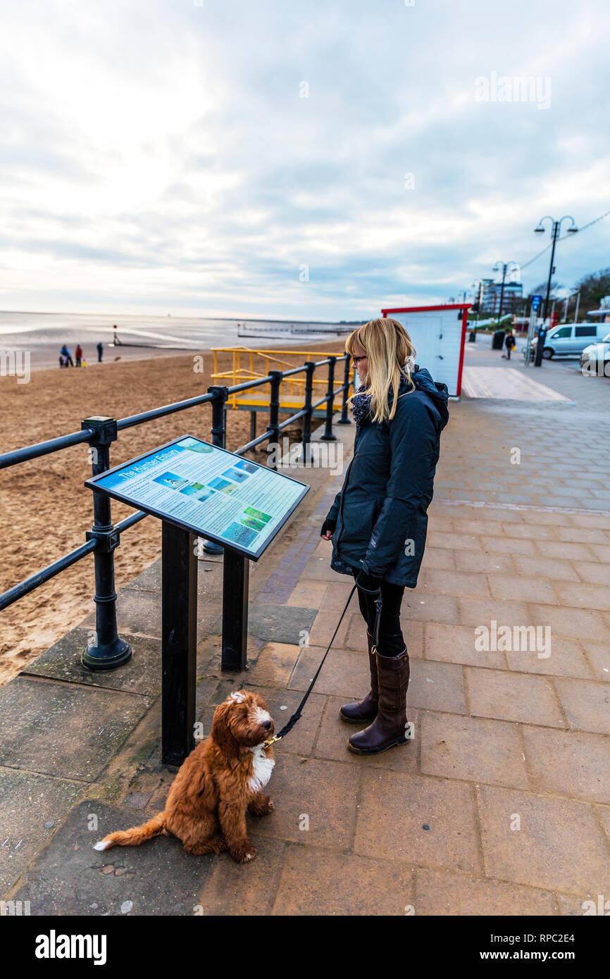 Cleethorpes, Lincolnshire, East Coast, England 31/12/2018. Cleethorpes ...