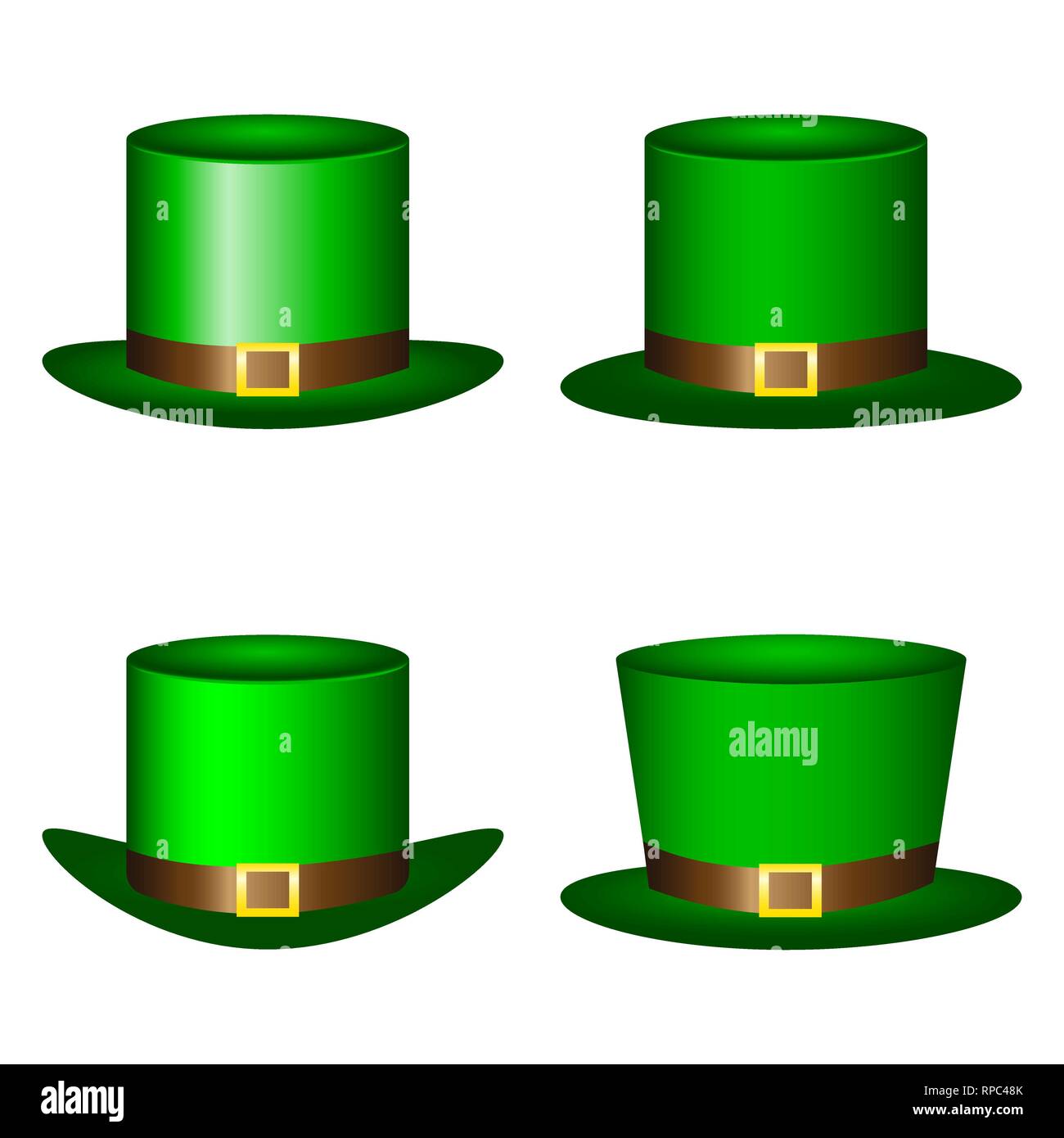 Green cap isolated Stock Vector Images - Alamy