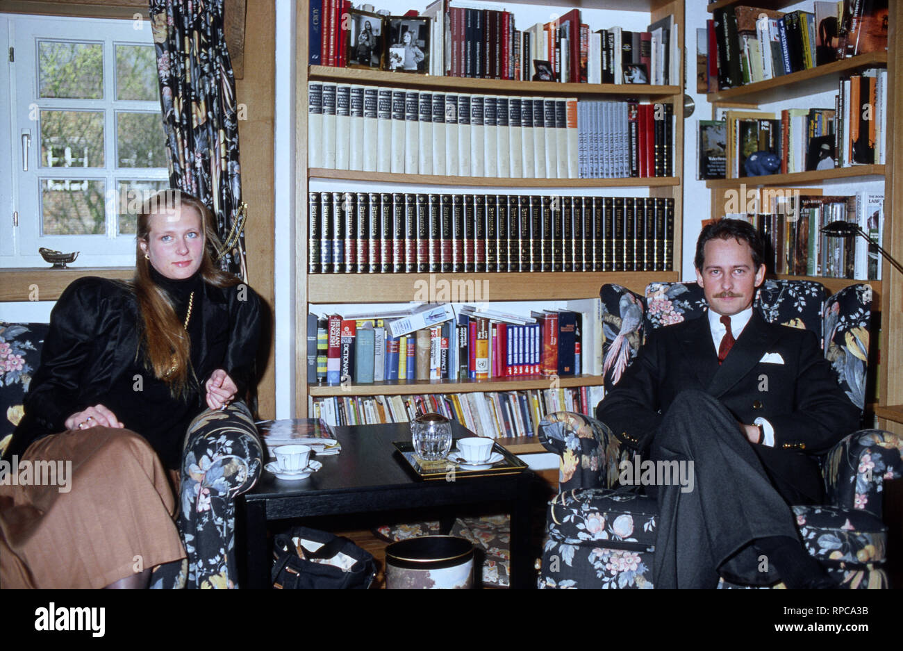 Rudolph Prinz von Croy mit Ehefrau Alexandra in Dülmen, Deutschland ...