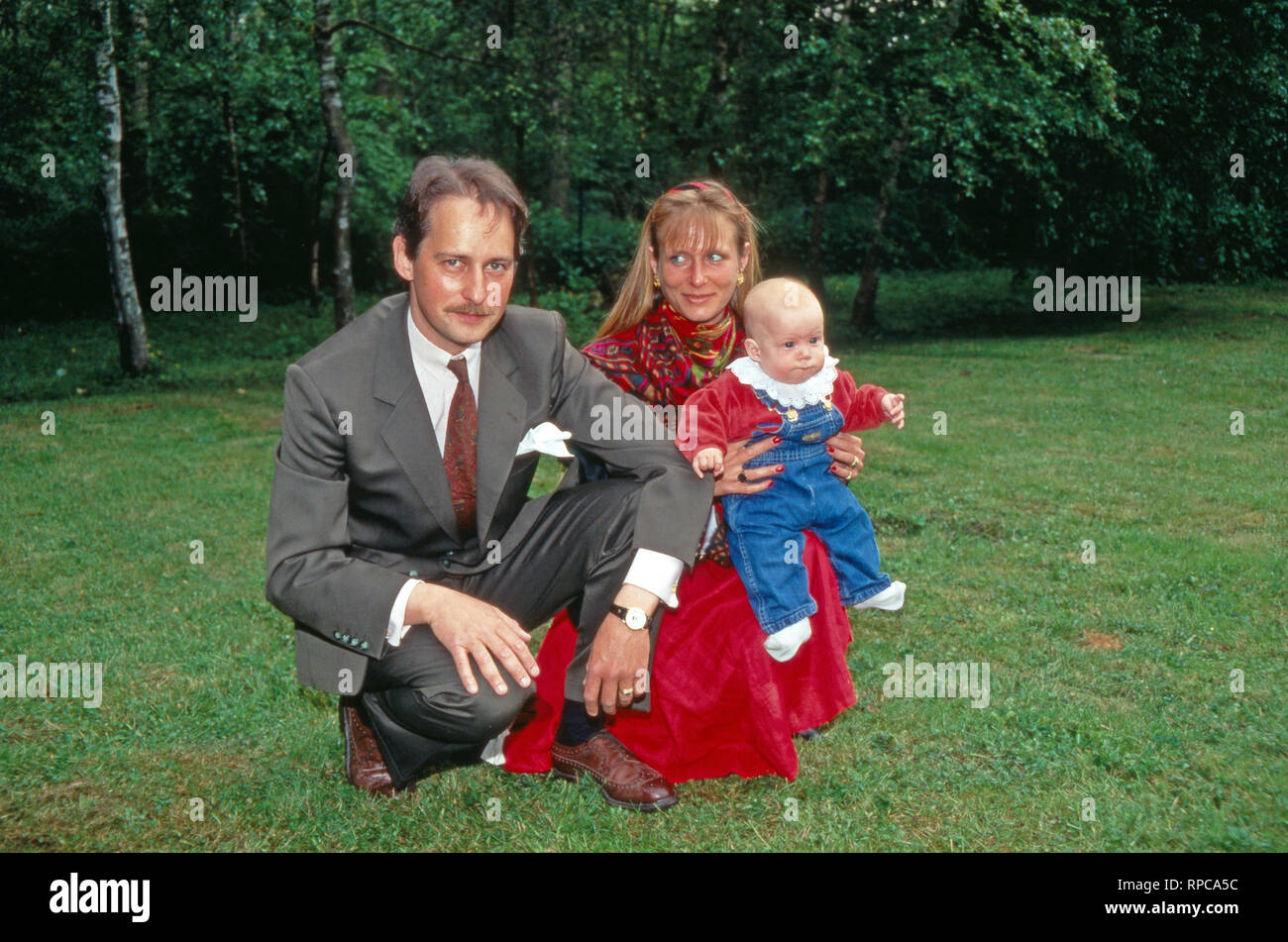 Rudolph Prinz von Croy mit Ehefrau Alexandra in Dülmen, Deutschland ...