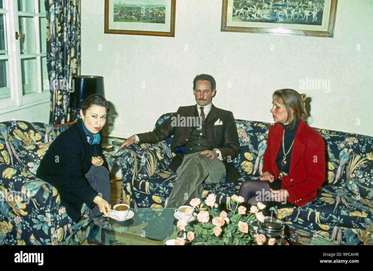 Rudolph Prinz von Croy mit Ehefrau Alexandra (rechts) in Dülmen ...