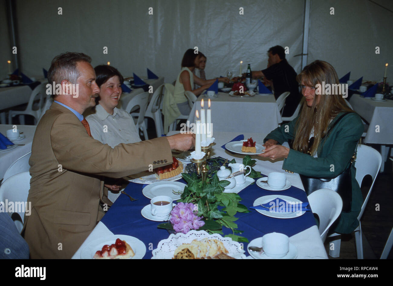 Rudolph Prinz von Croy in Dülmen, Deutschland 1988. Rudolph Prince von ...