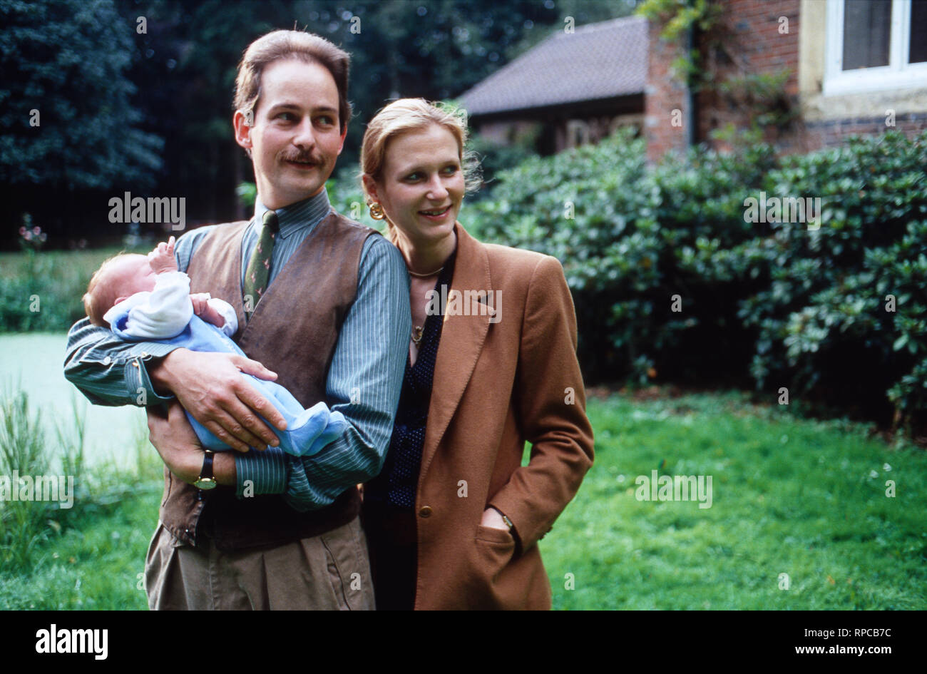 Rudolph Prinz von Croy mit Ehefrau Alexandra in Dülmen, Deutschland ...