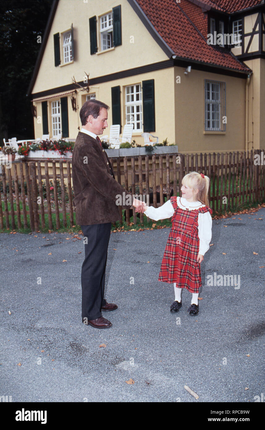Rudolph Prinz von Croy in Dülmen, Deutschland 1989. Rudolph Prince von ...