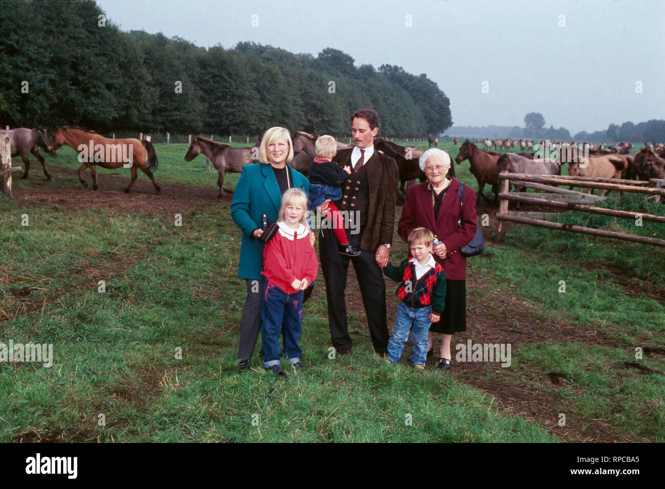 Rudolph Prinz von Croy in Dülmen, Deutschland 1989. Rudolph Prince von ...