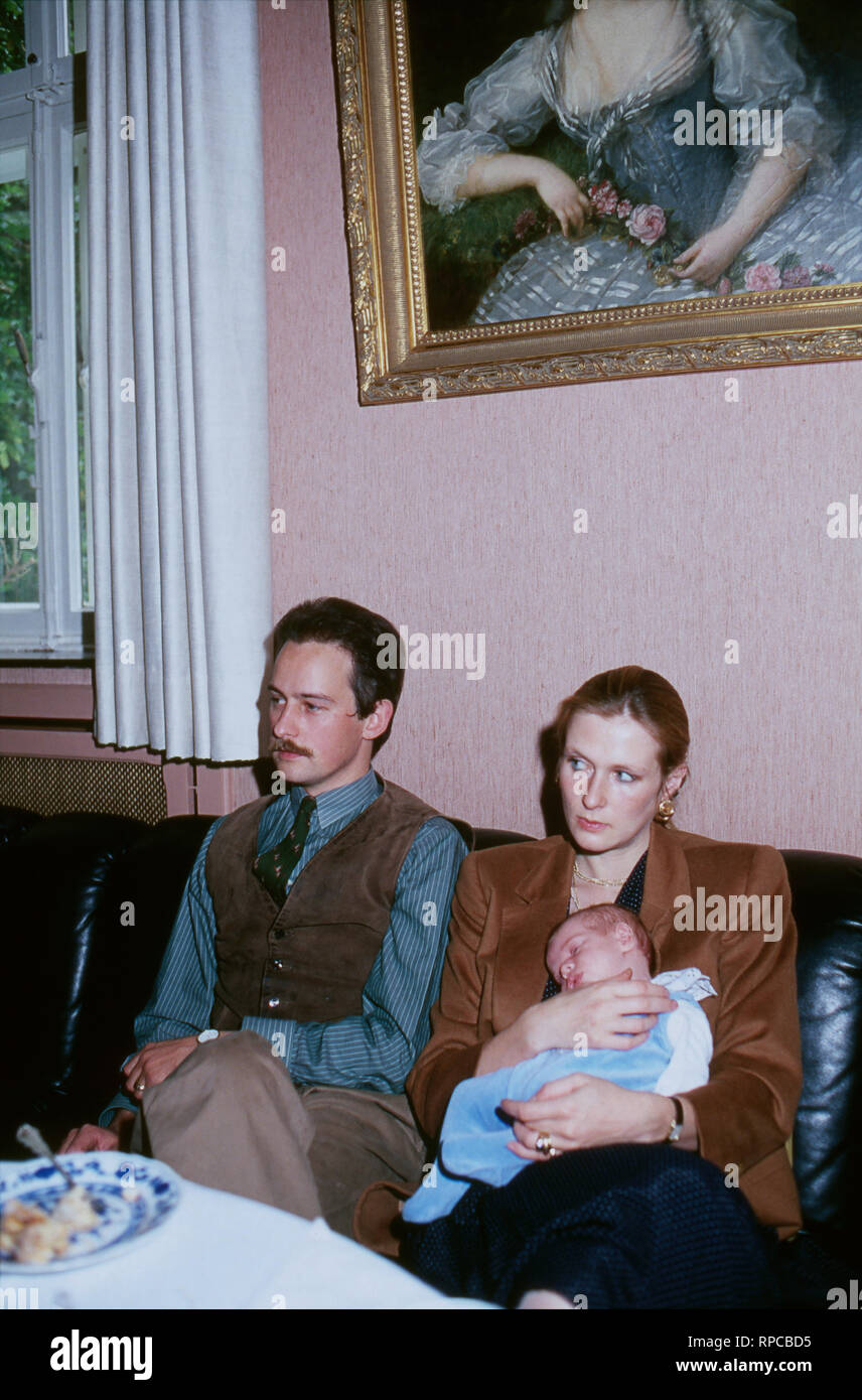 Rudolph Prinz von Croy mit Ehefrau Alexandra und dem Nachwuchs in ...