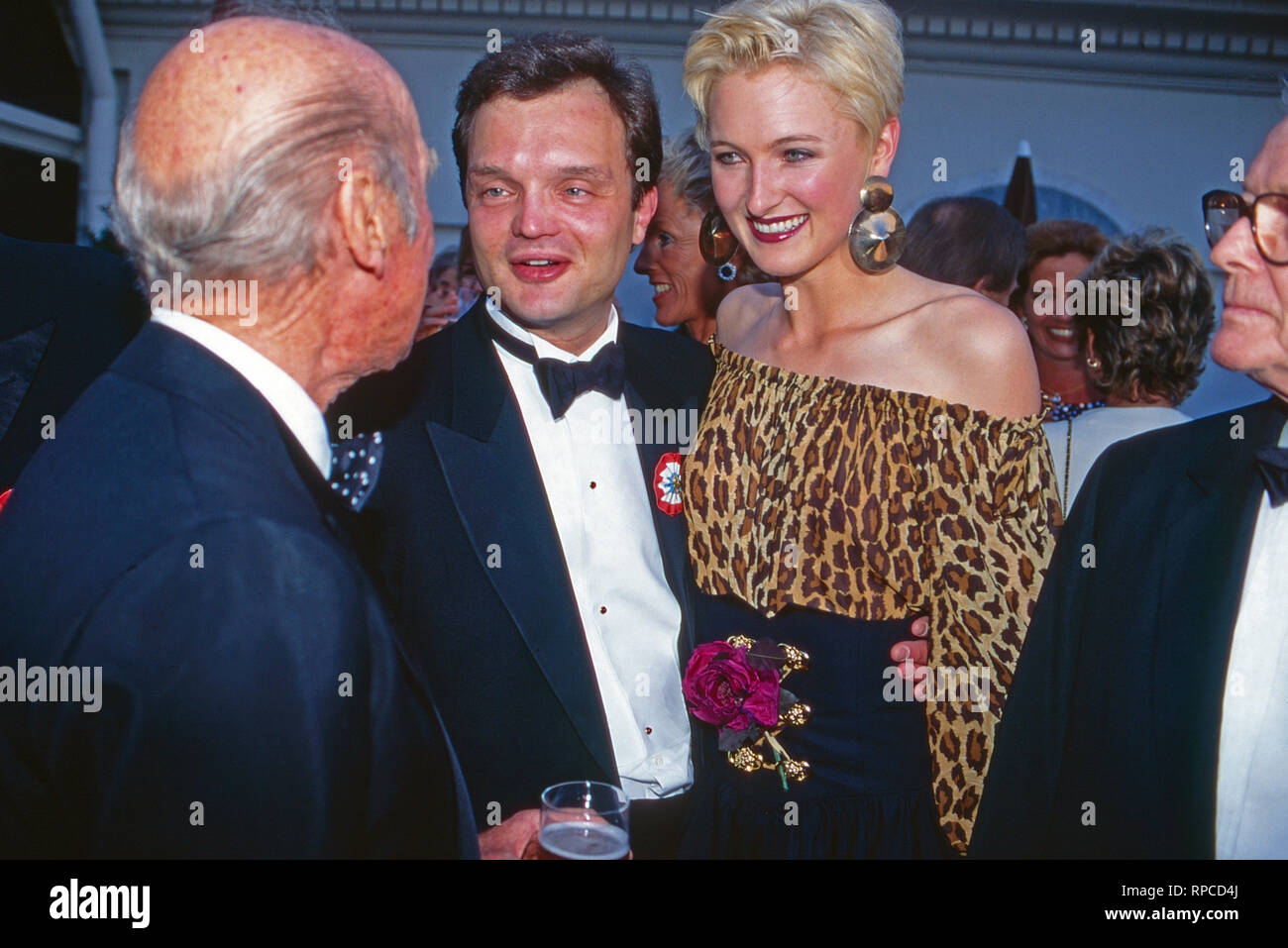 Alexander Prinz zu Schaumburg-Lippe mit Ehefrau Marie Louise Lilly, geb ...