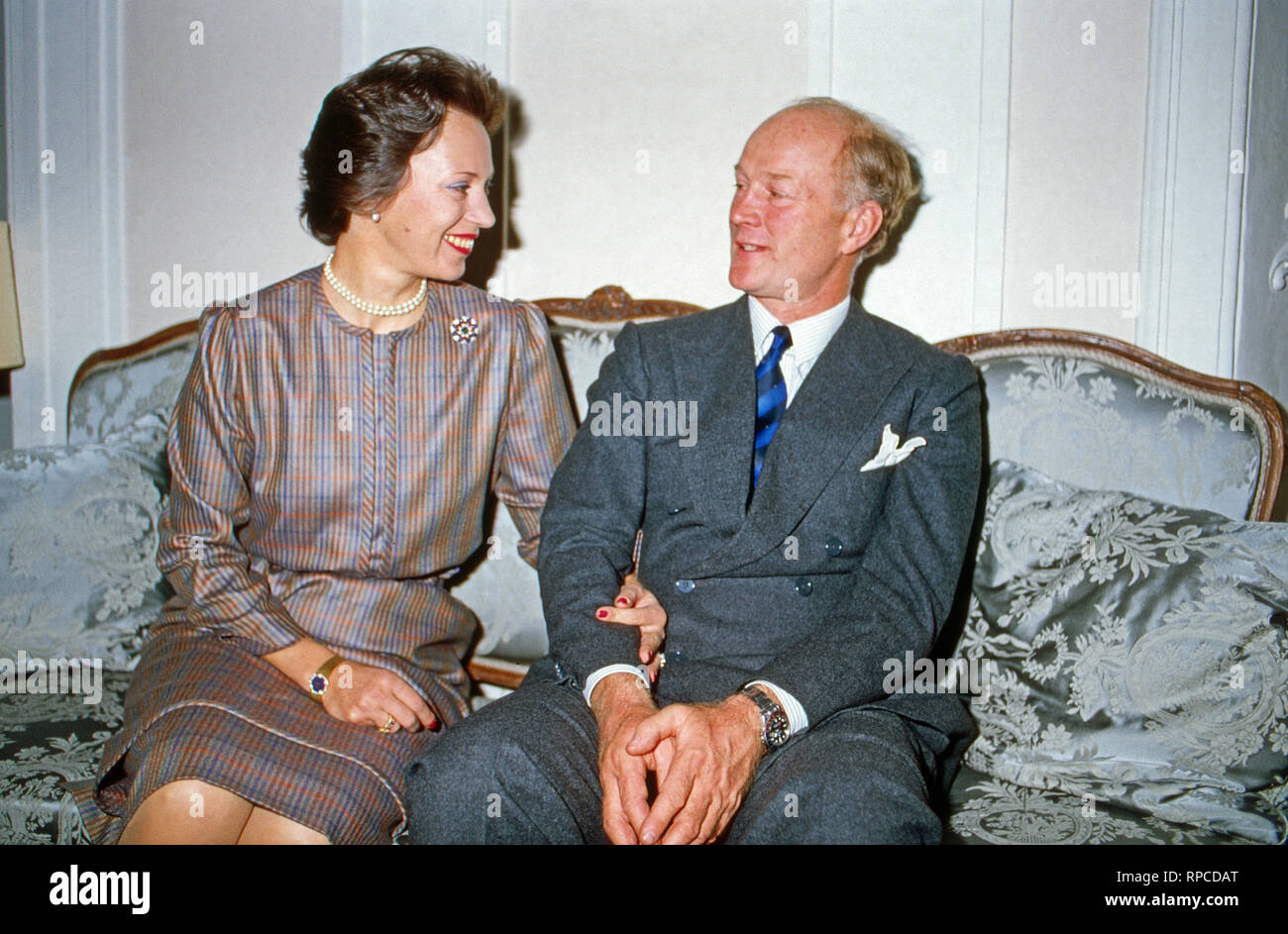 Richard Prinz zu Sayn-Wittgenstein-Berleburg mit Gemahlin Benedikte auf ...