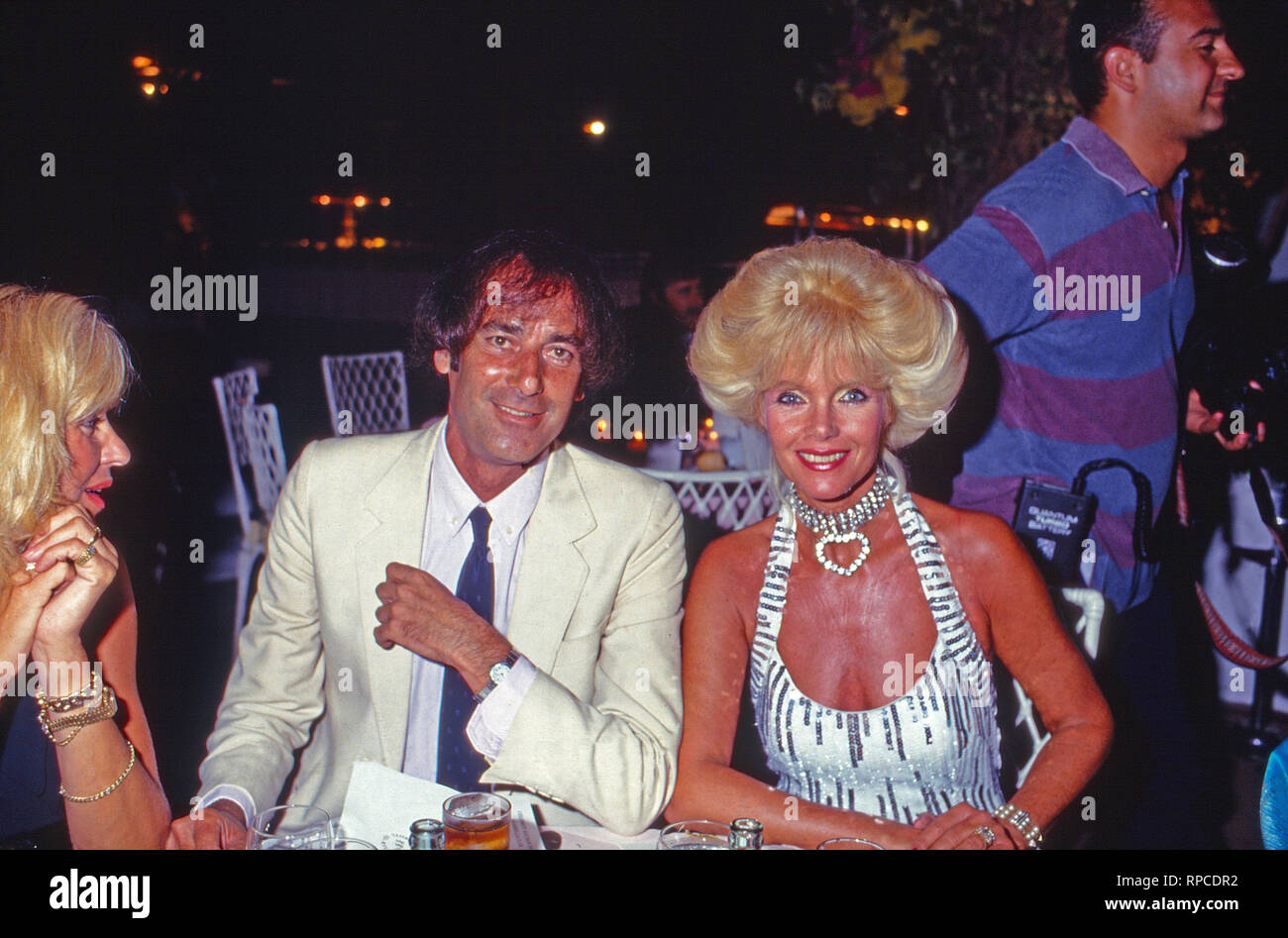 Gunilla Gräfin von Bismarck mit Luis Ortiz in Marbella, Spanien 1999 ... Gunilla Gräfin von Bismarck mit Luis Ortiz in Marbella, Spanien 1999 ...