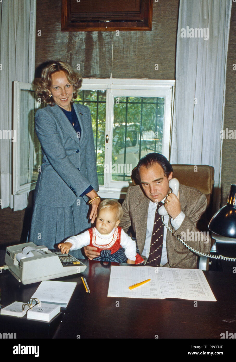 Rudolf Graf und Herr von Schönburg Glauchau mit Ehefrau Marie Louise ...