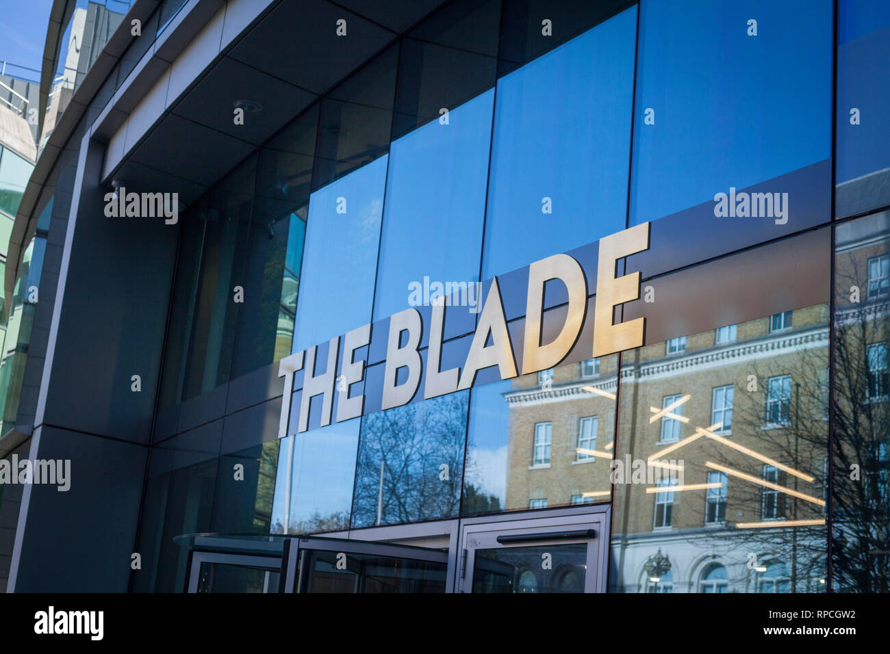 The main entrance to the Blade office development in reading, Berkshire ...