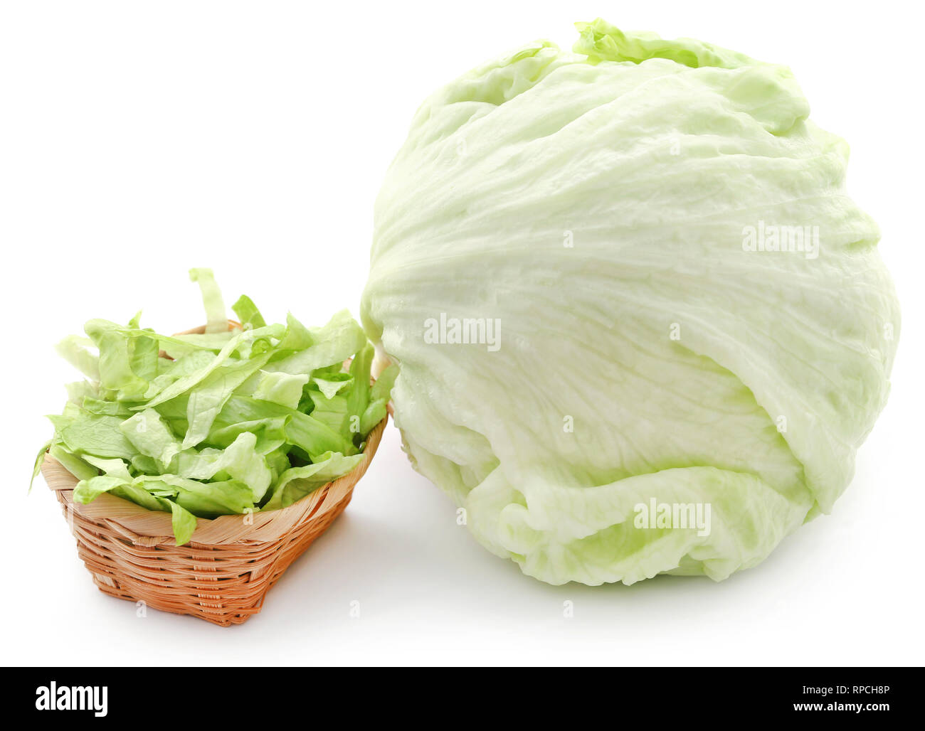 Whole iceberg lettuce hi-res stock photography and images - Alamy
