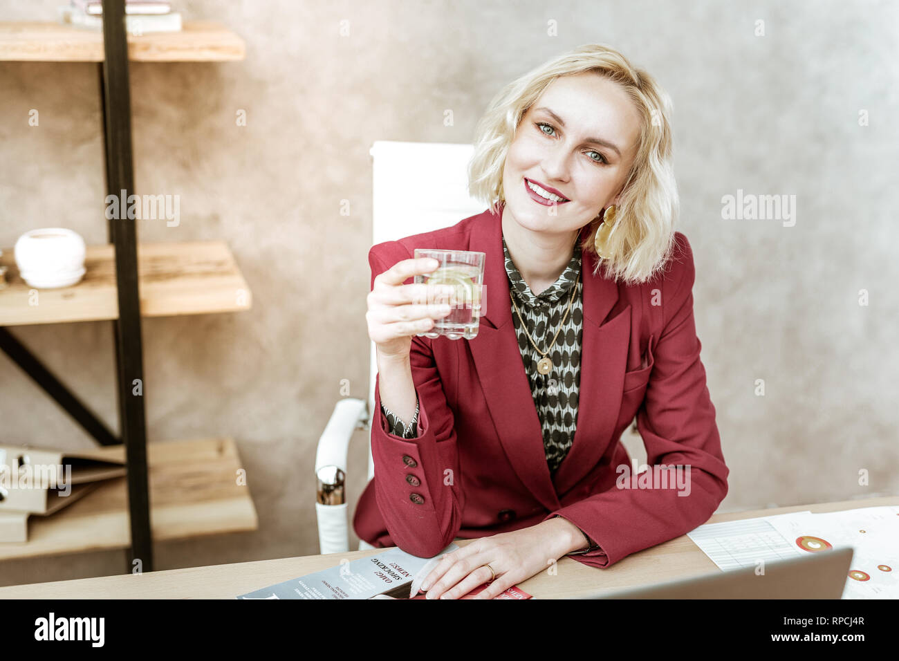 Gold female jacket hi-res stock photography and images - Alamy