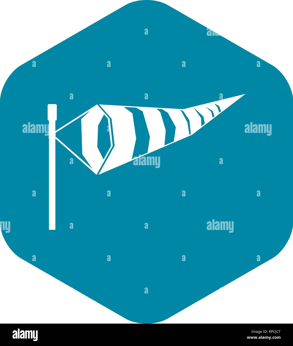 Windsock icon in simple style Stock Vector Image & Art - Alamy