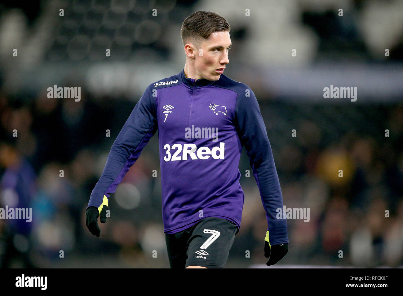 Derby County's Harry Wilson Stock Photo - Alamy
