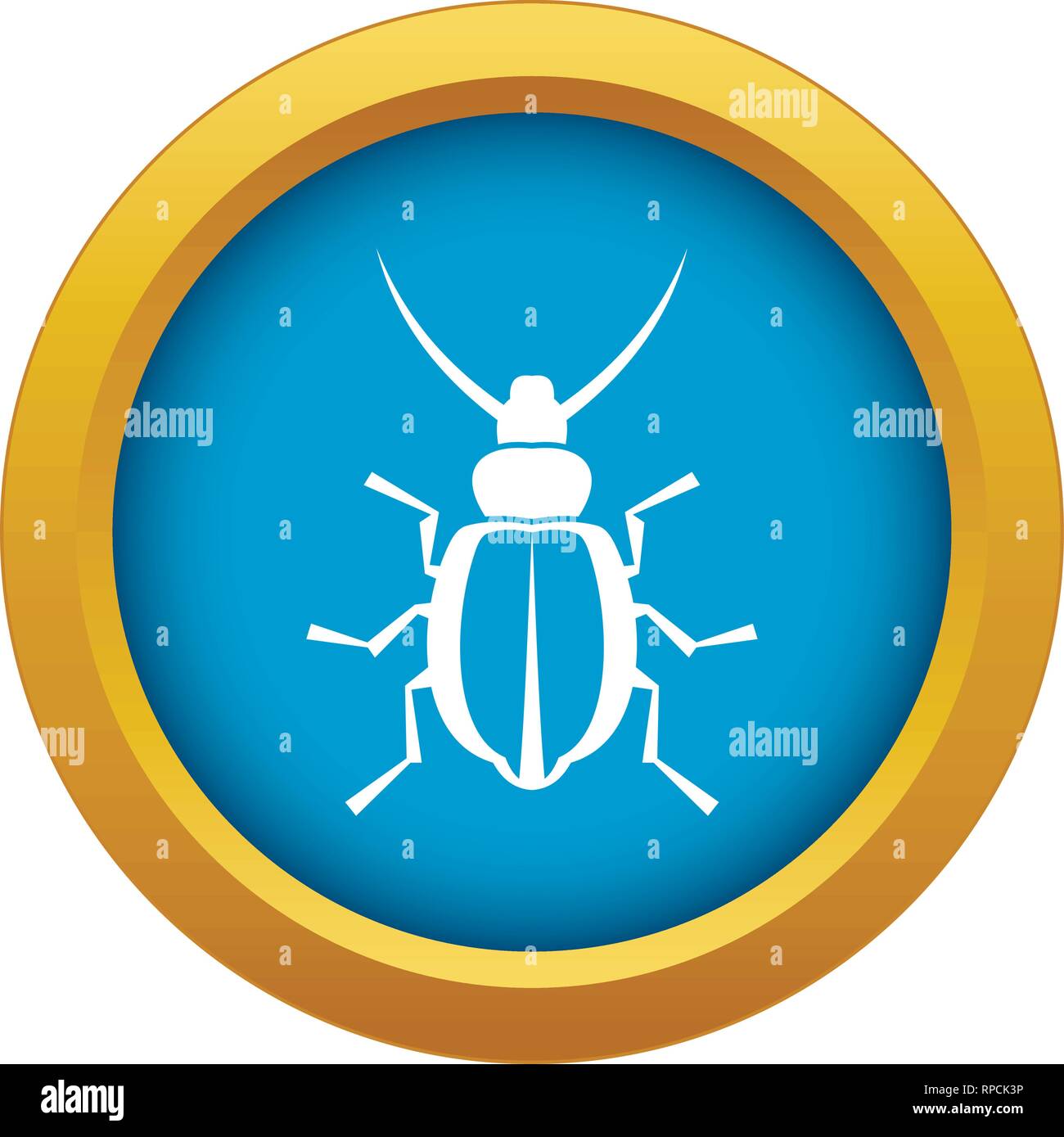Blue coleoptera Stock Vector Images - Alamy