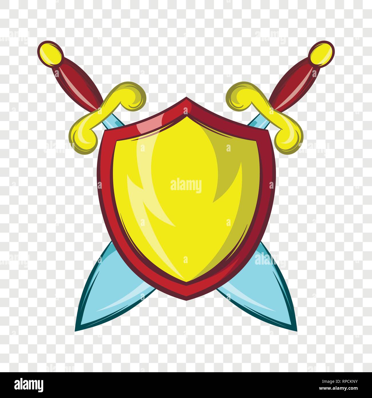 Shield Sword Cartoon High Resolution Stock Photography and Images - Alamy