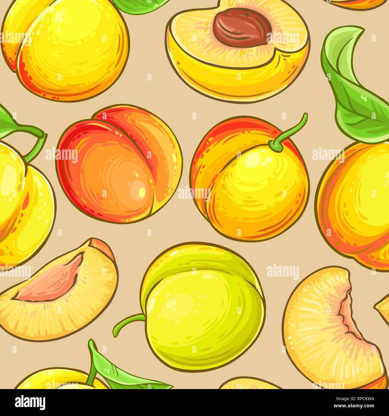 Peach color background Stock Vector Images - Alamy