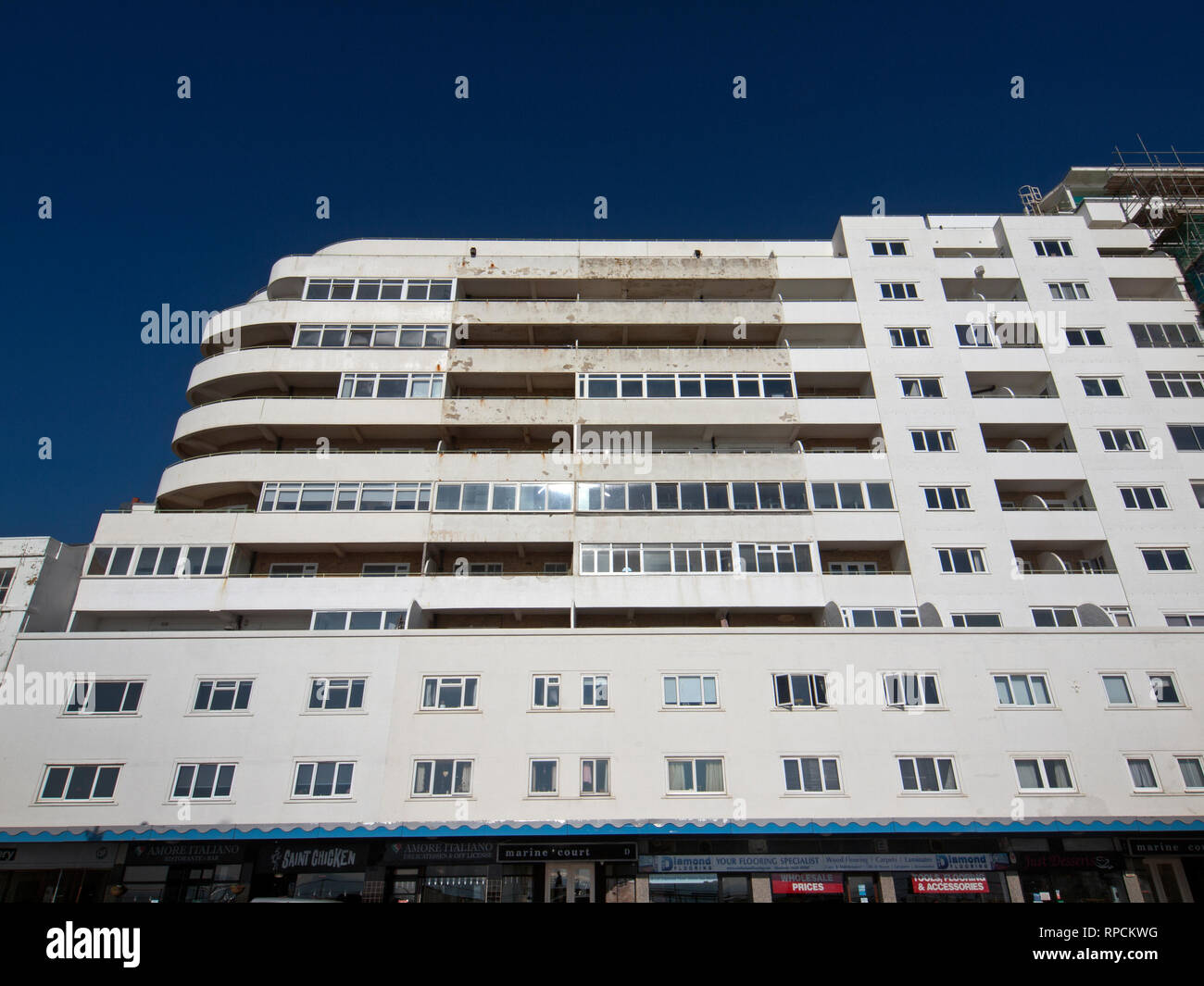 Marine Court, St Leonards-on-Sea Stock Photo - Alamy