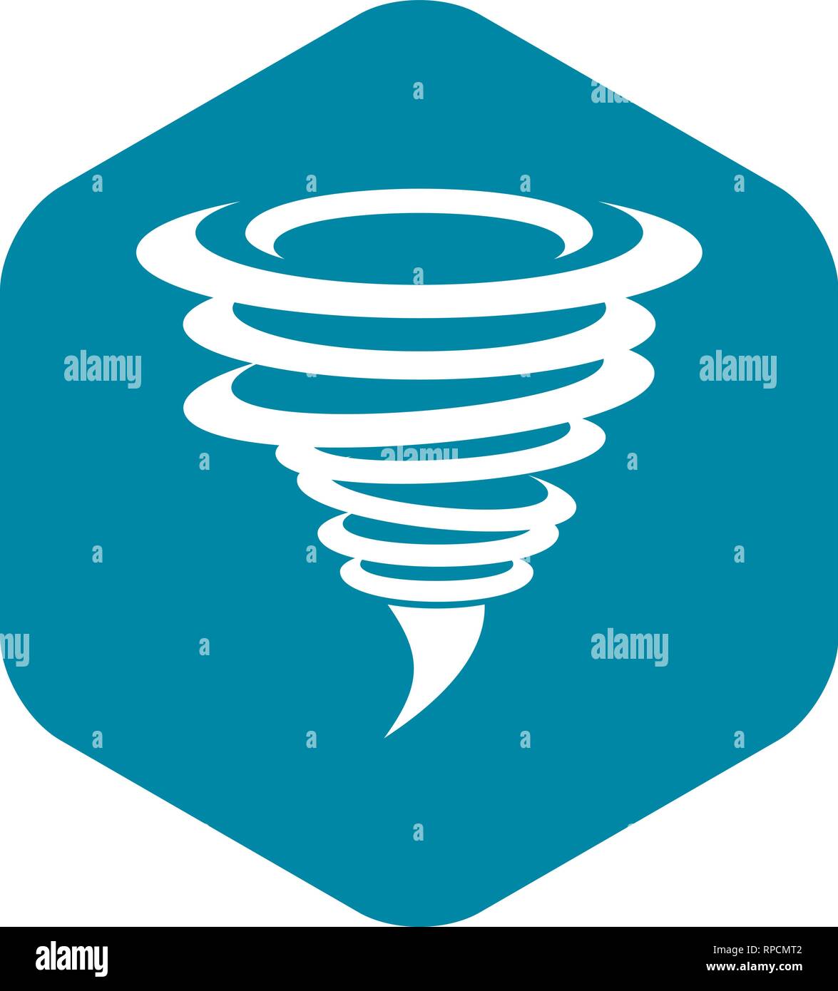 Tornado icon, simple style Stock Vector Image & Art - Alamy