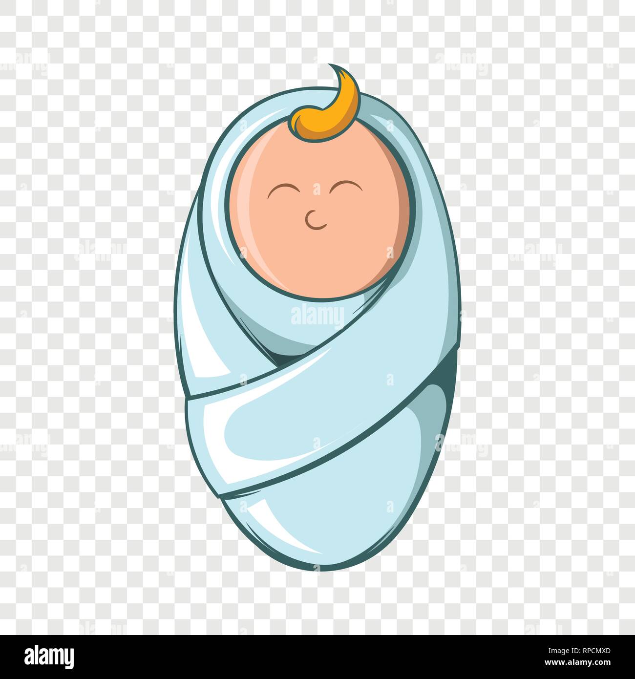 Newborn baby icon, cartoon style Stock Vector Image & Art - Alamy