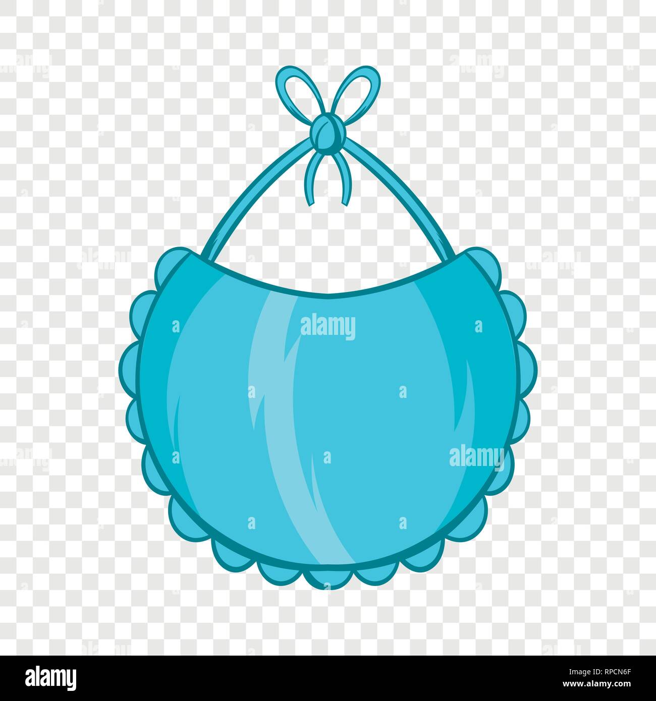 Baby bib icon, cartoon style Stock Vector Image & Art - Alamy