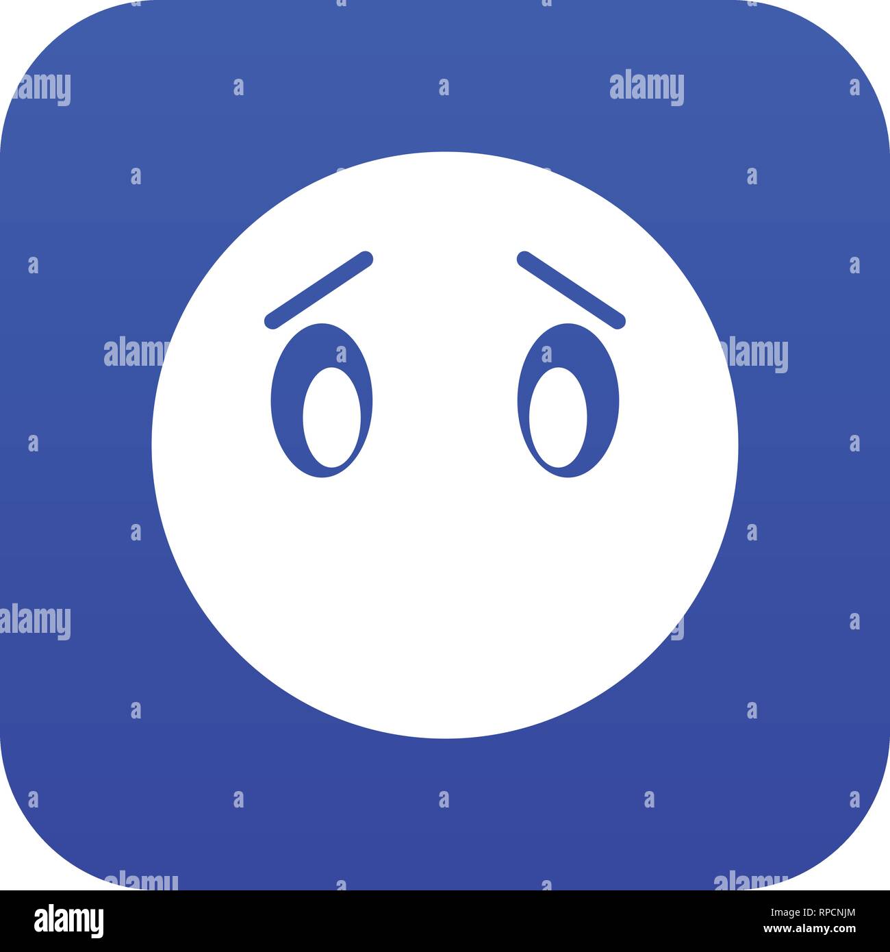 Emoticon digital blue Stock Vector Image & Art - Alamy