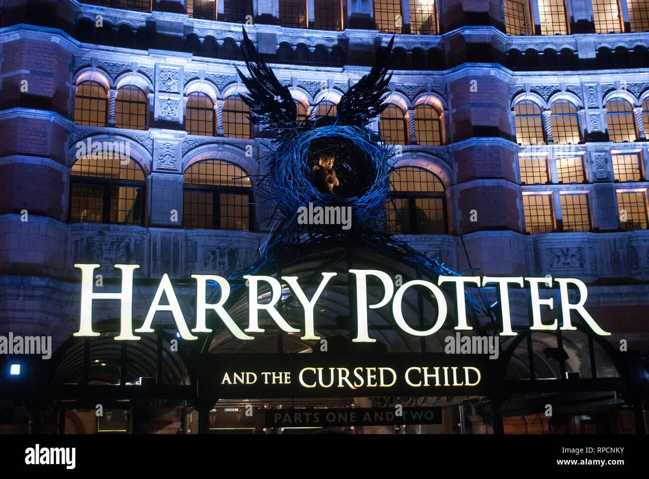 Harry Potter and the Cursed Child at the Palace Theatre London display ...