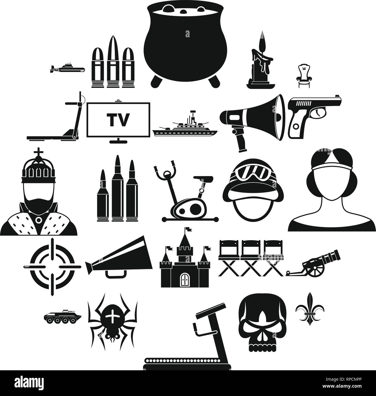 Tv show actor set Stock Vector Images - Alamy