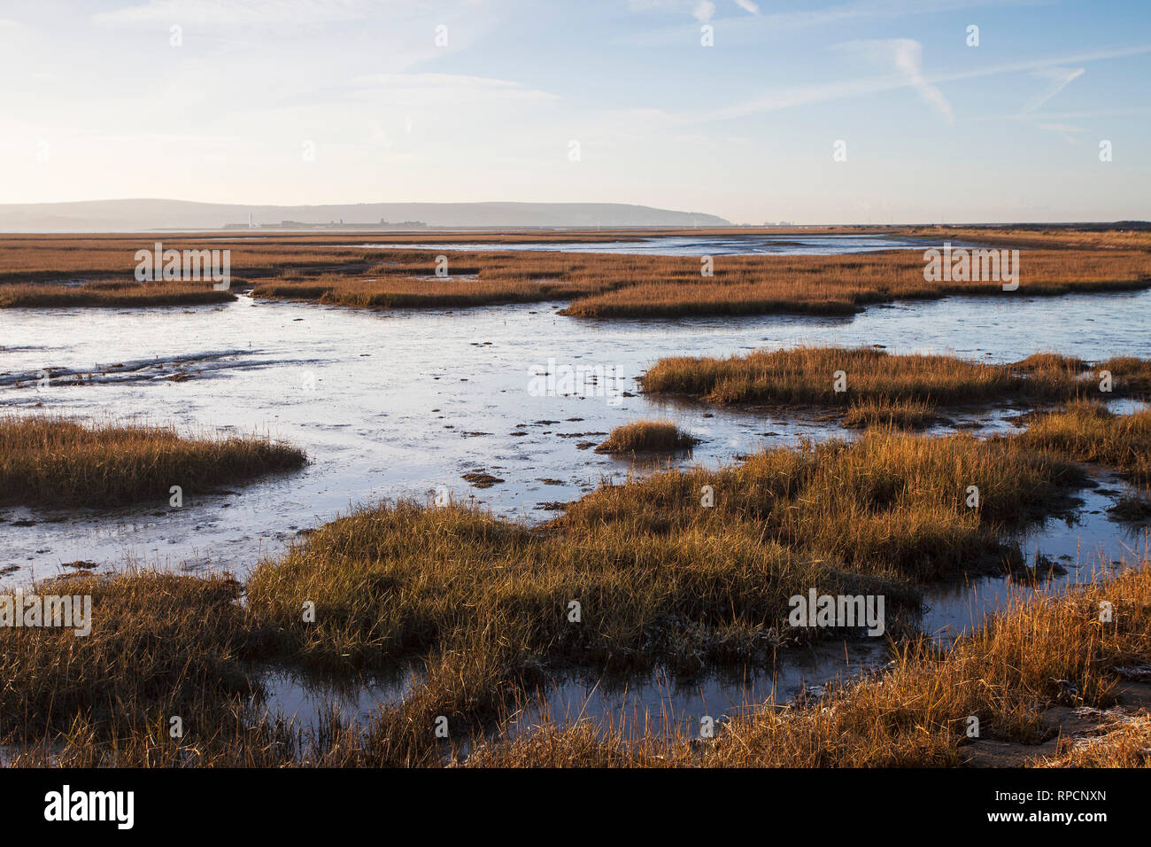 Lymington salt marshes hi-res stock photography and images - Alamy