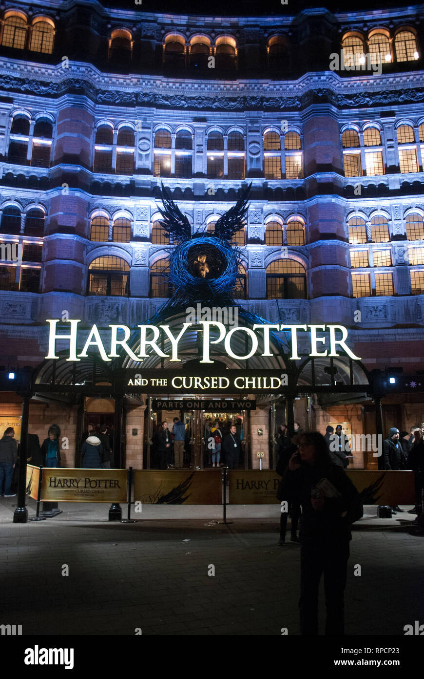 Harry Potter and the Cursed Child at the Palace Theatre London display ...
