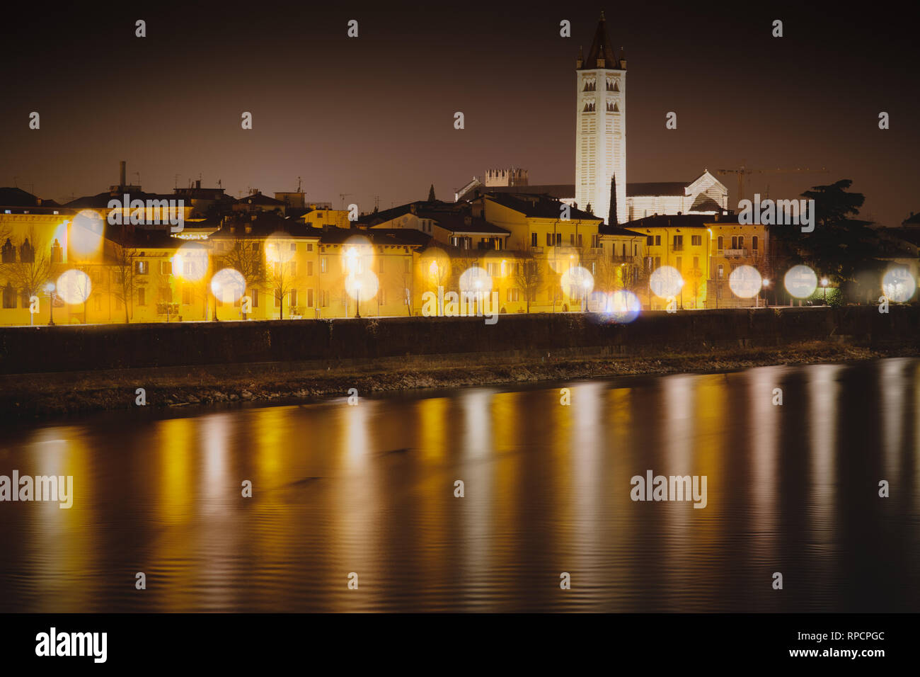 Castle in the night Stock Photo - Alamy