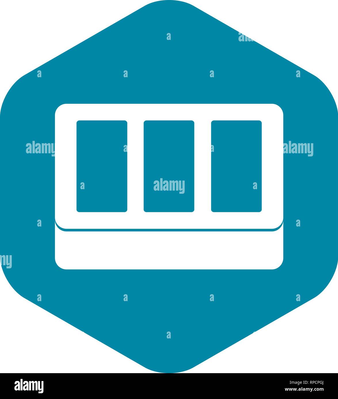 White window frame icon, simple style Stock Vector Image & Art - Alamy