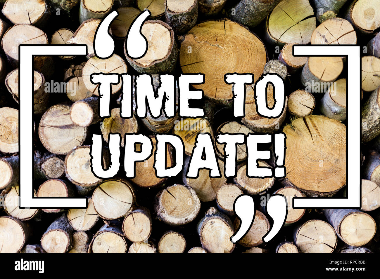 Handwriting Text Time To Update Concept Meaning The Latest Information