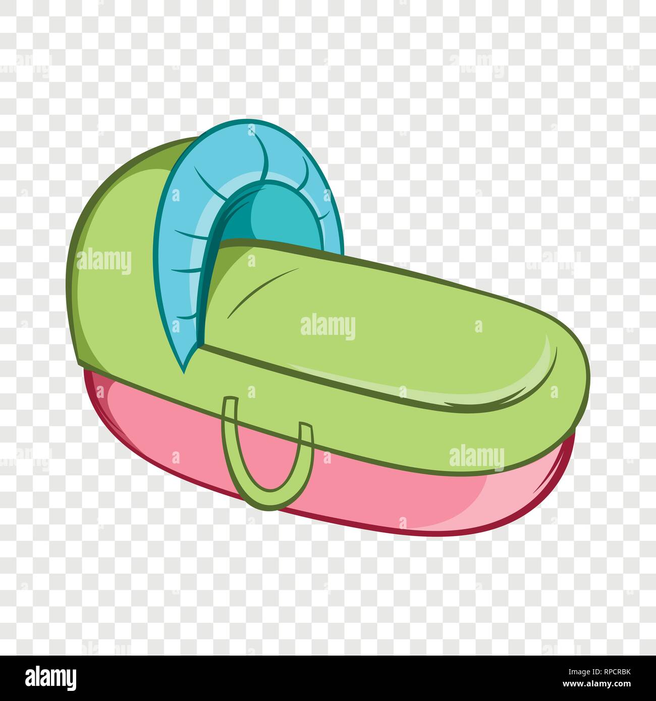 Baby cradle bed icon, cartoon style Stock Vector Image & Art - Alamy