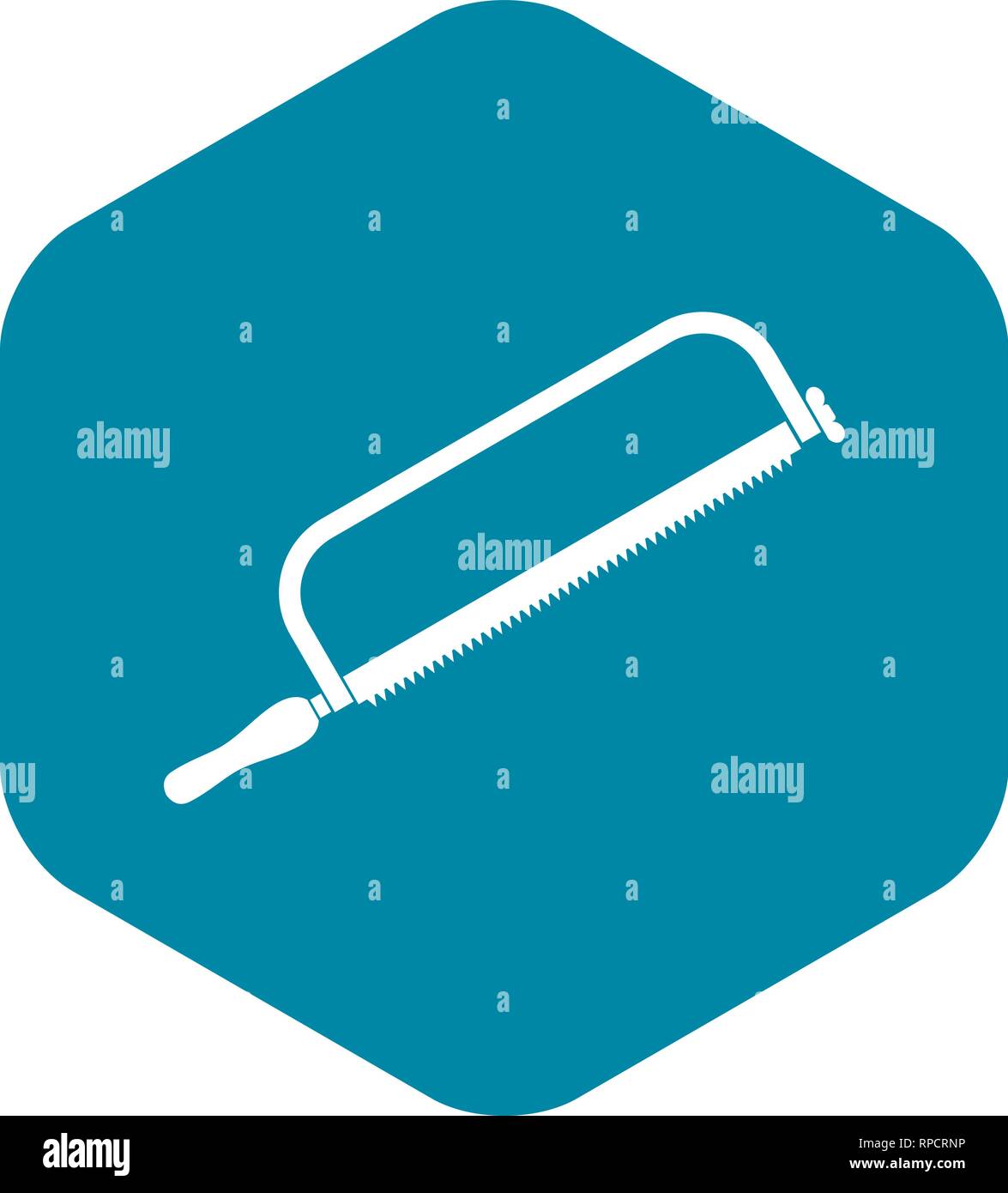 Hacksaw icon in simple style Stock Vector Image & Art - Alamy